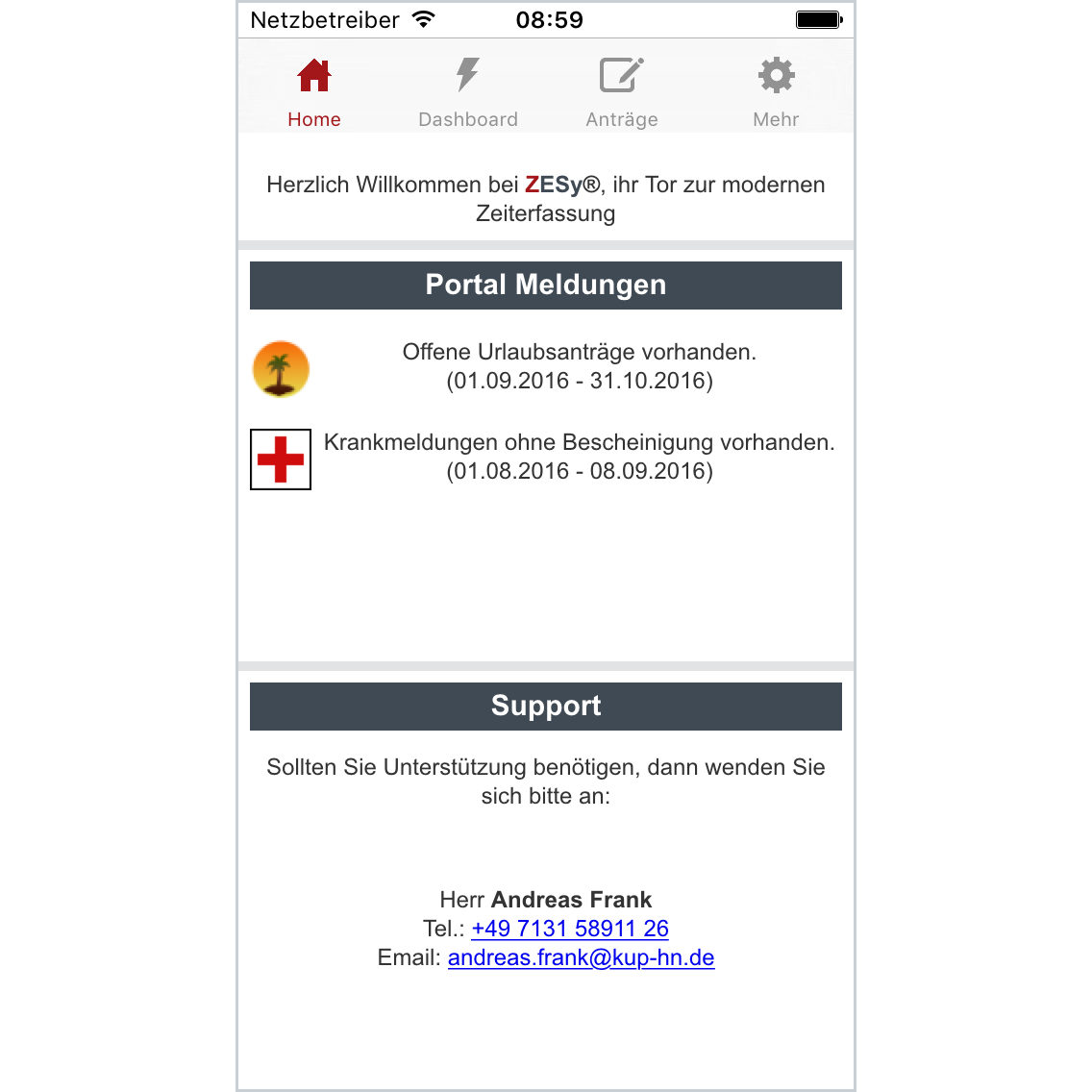 ZESy® Zeiterfassung - Geräte und Funktionen